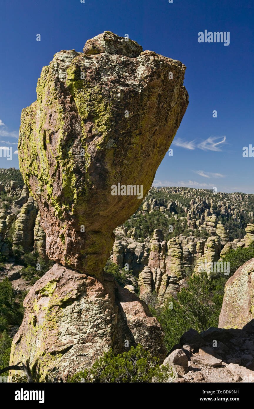 A rock tower in Arizona's Chiricahua National Monument Stock Photo - Alamy