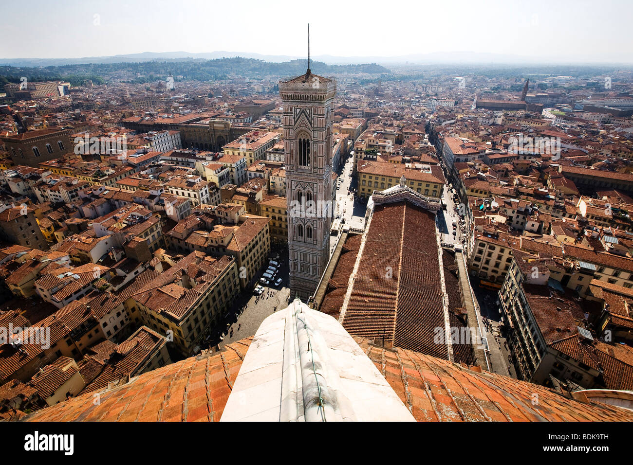 View of Giotto's Bell Tower From The Duomo, Florence, Italy Stock Photo ...