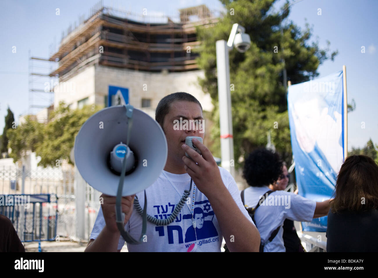 Protest in Jerusalem For Gilad Shalit Release from Hamas Captivity ...