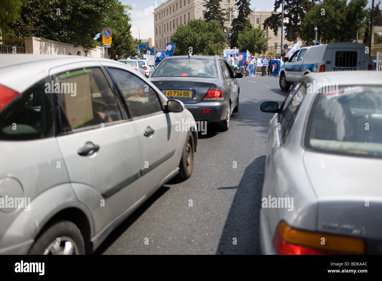 Protest in Jerusalem For Gilad Shalit Release from Hamas Captivity ...