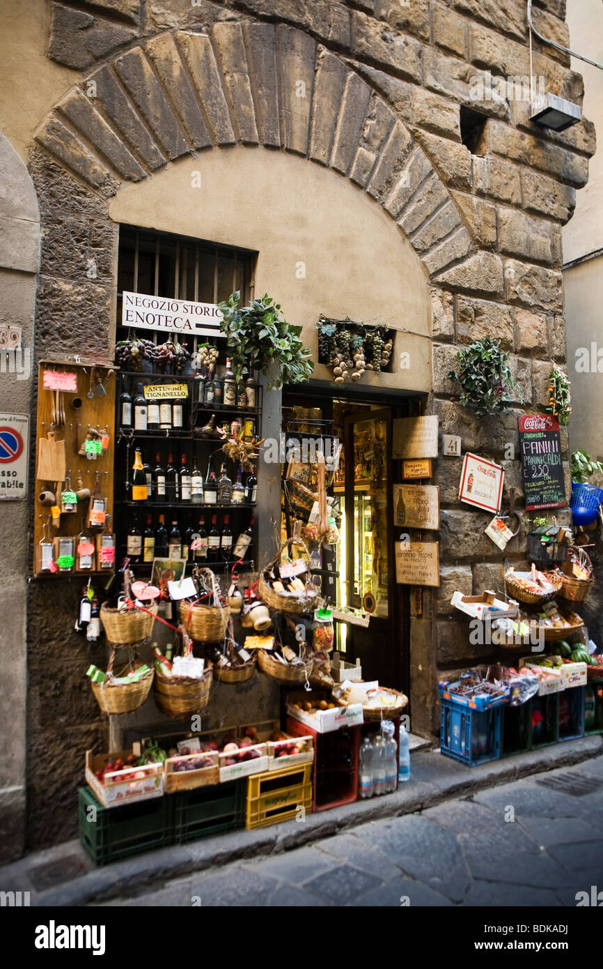 Shop Front, Florence, Italy Stock Photo - Alamy
