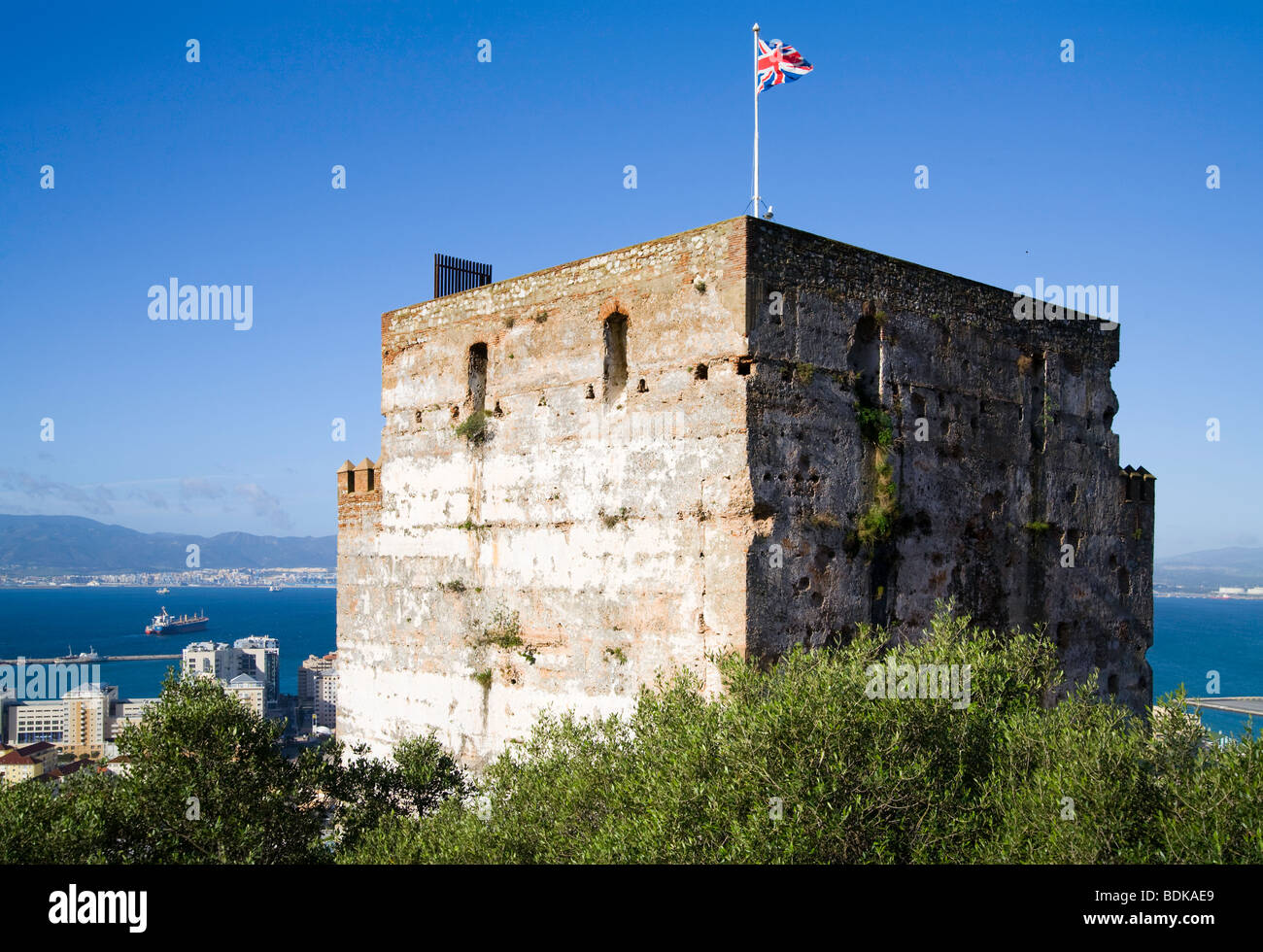 Moorish Castle, Rock of Gibraltar Stock Photo - Alamy