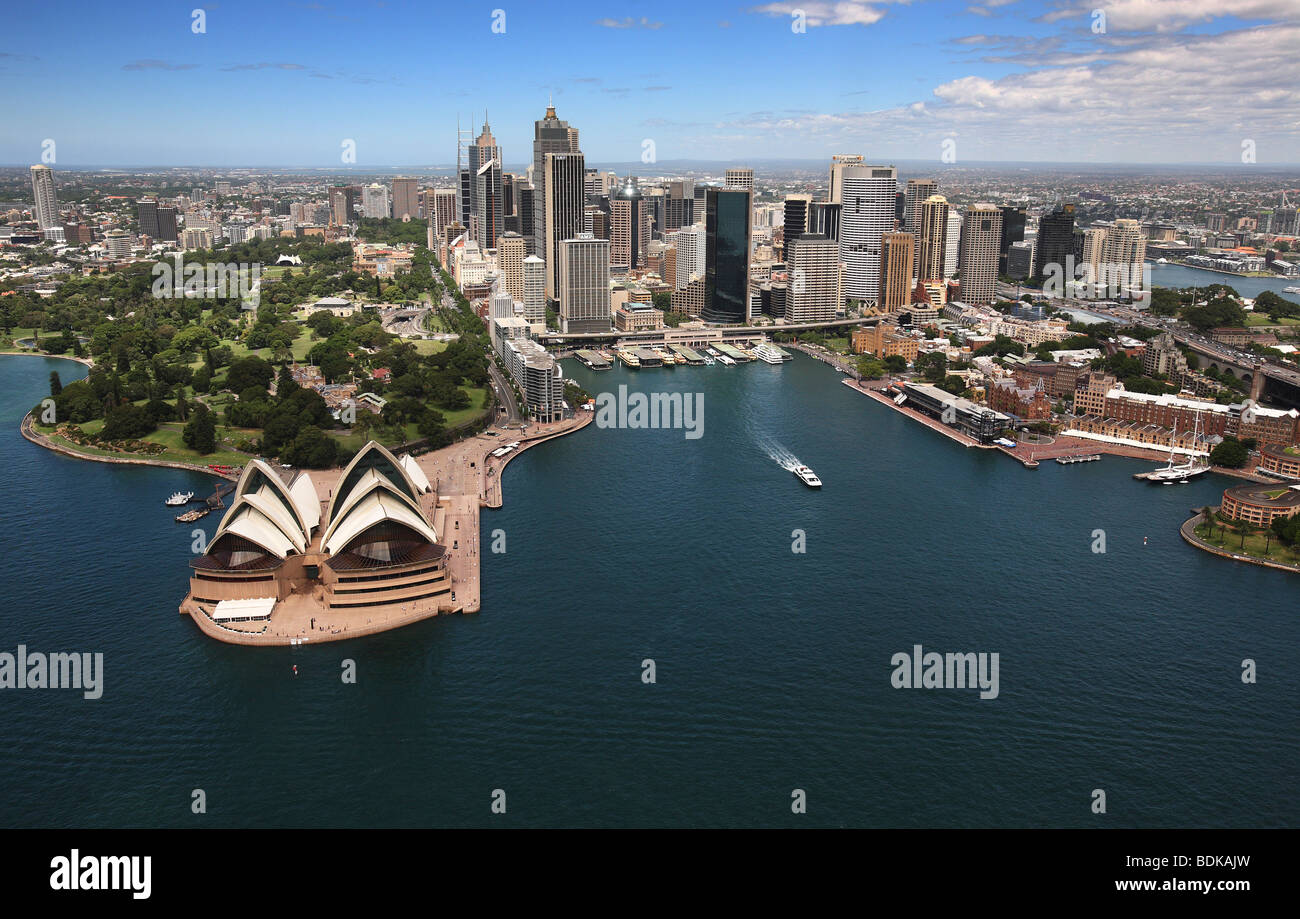 Aerial view sydney opera house hi-res stock photography and images - Alamy