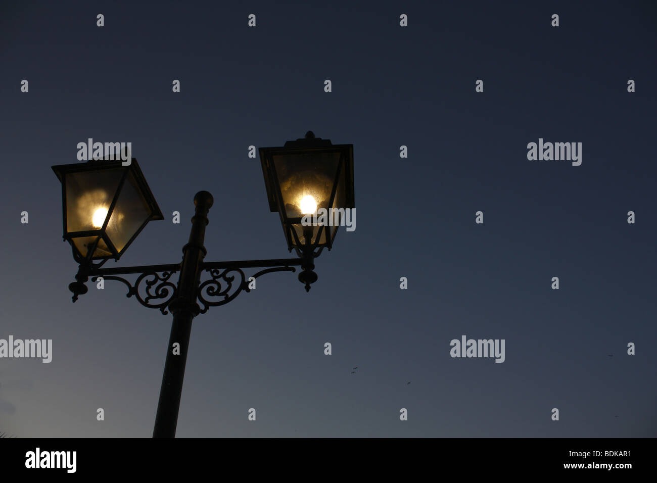 Classic street lights Stock Photo - Alamy