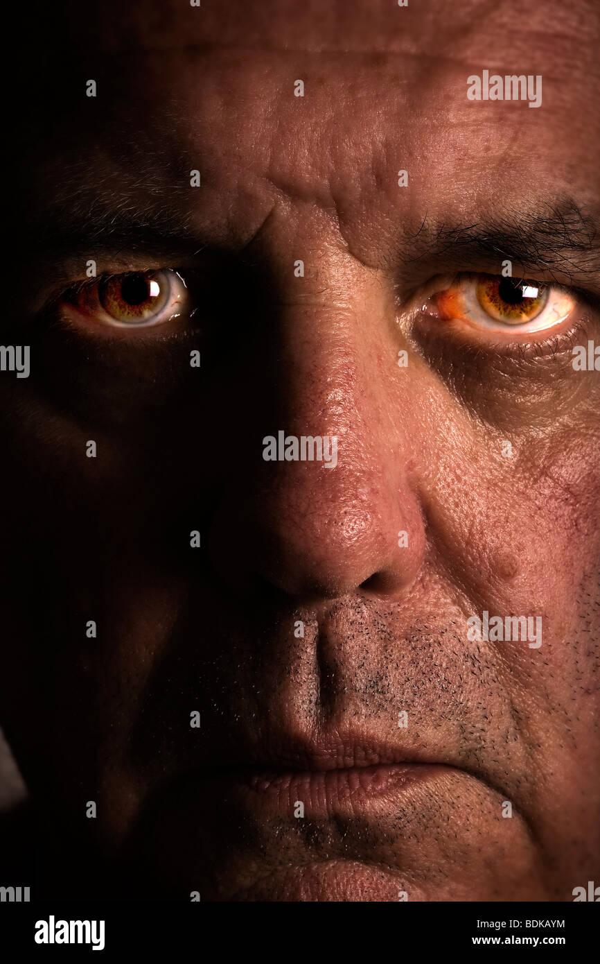 man's face, close -up Stock Photo - Alamy