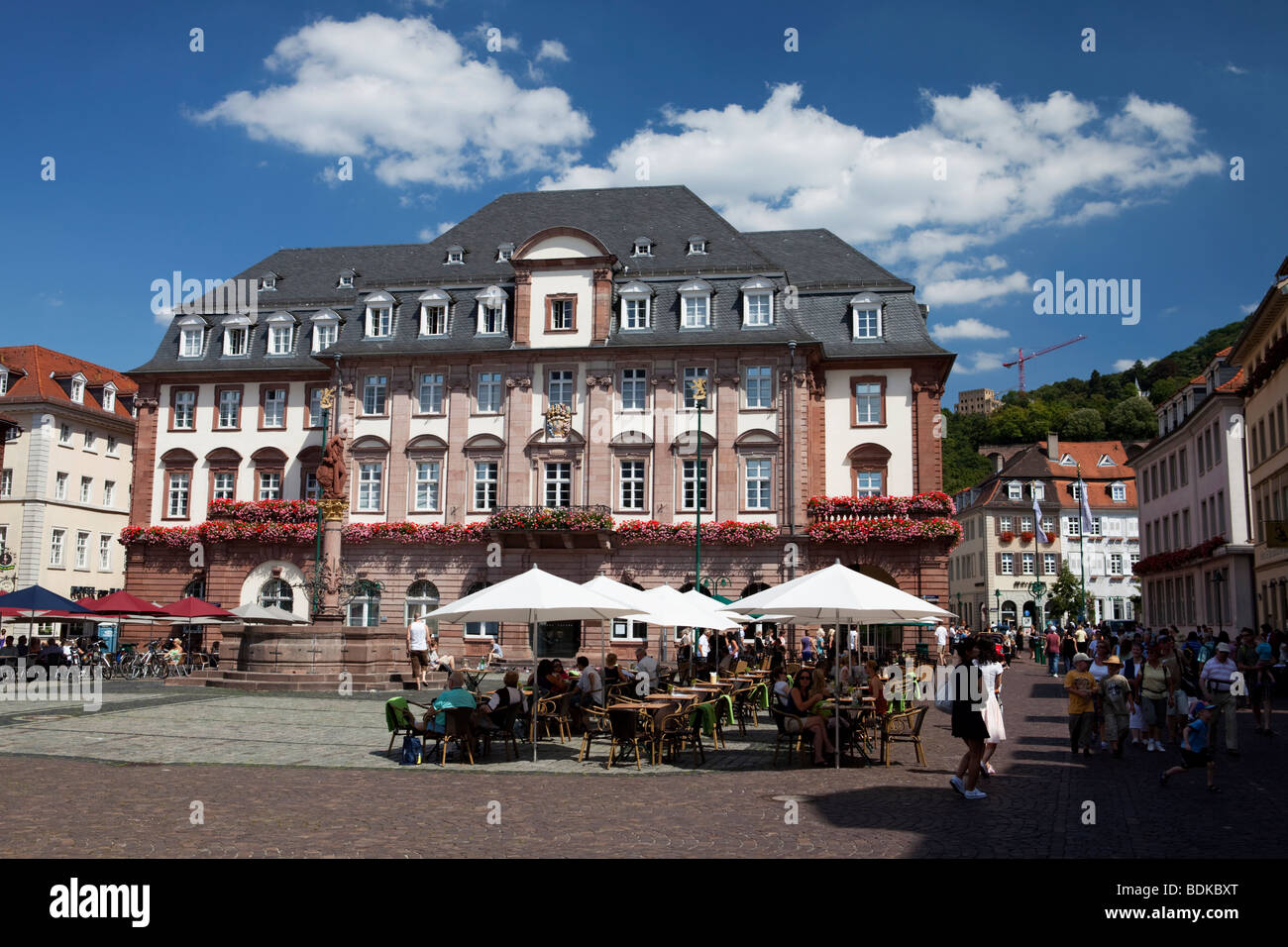 Heidelberg Rathaus - Town Hall in Rathausplatz, Baden - Wuerttemberg ...