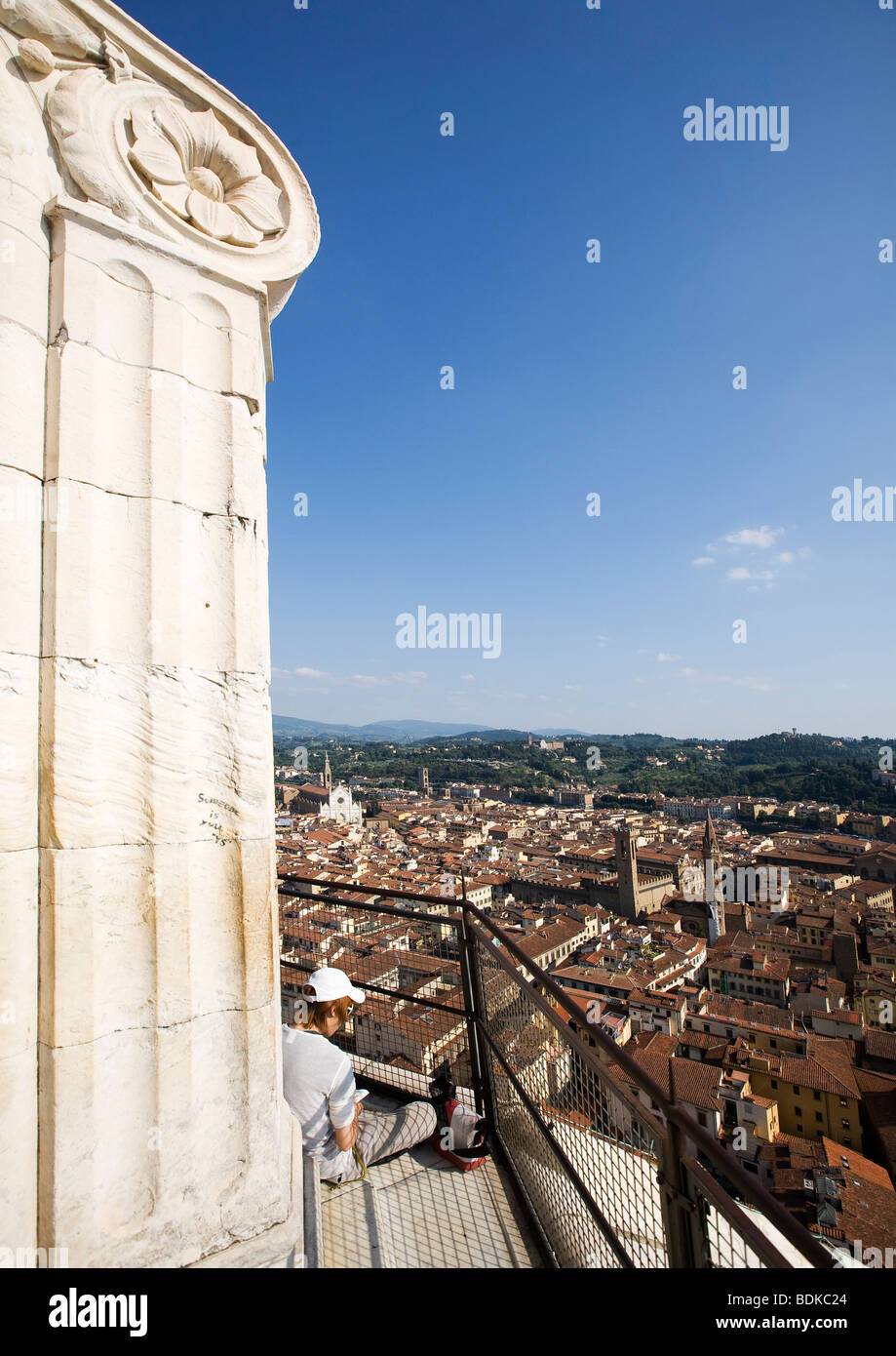 Florence top view hi-res stock photography and images - Alamy
