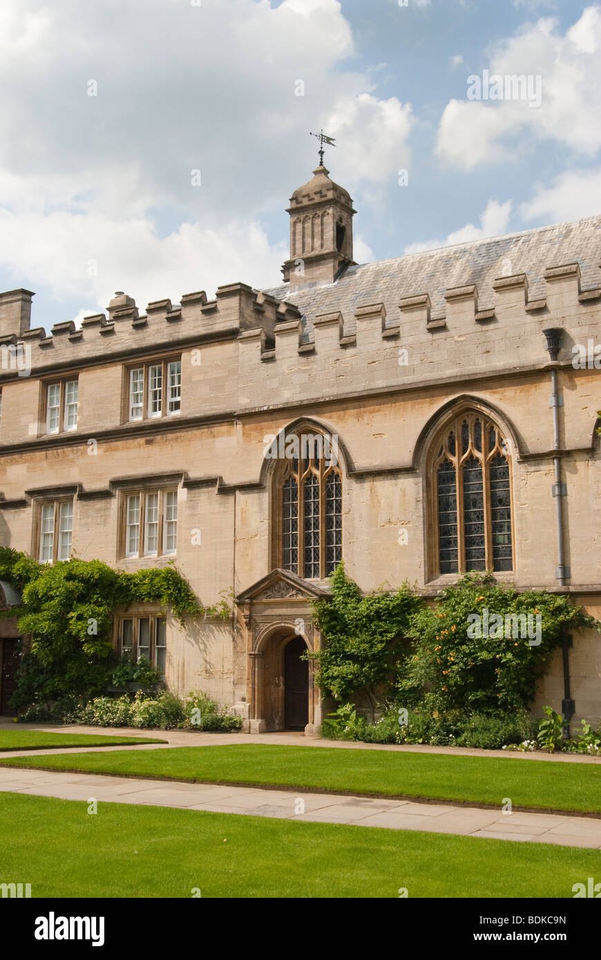 View of the exterior of the chapel, Jesus College Oxford England UK ...