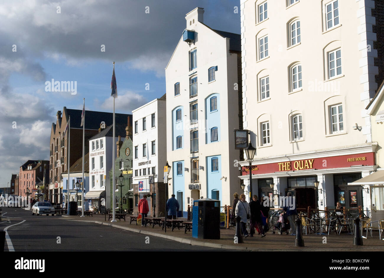 Poole Quayside, Dorset, UK Stock Photo - Alamy