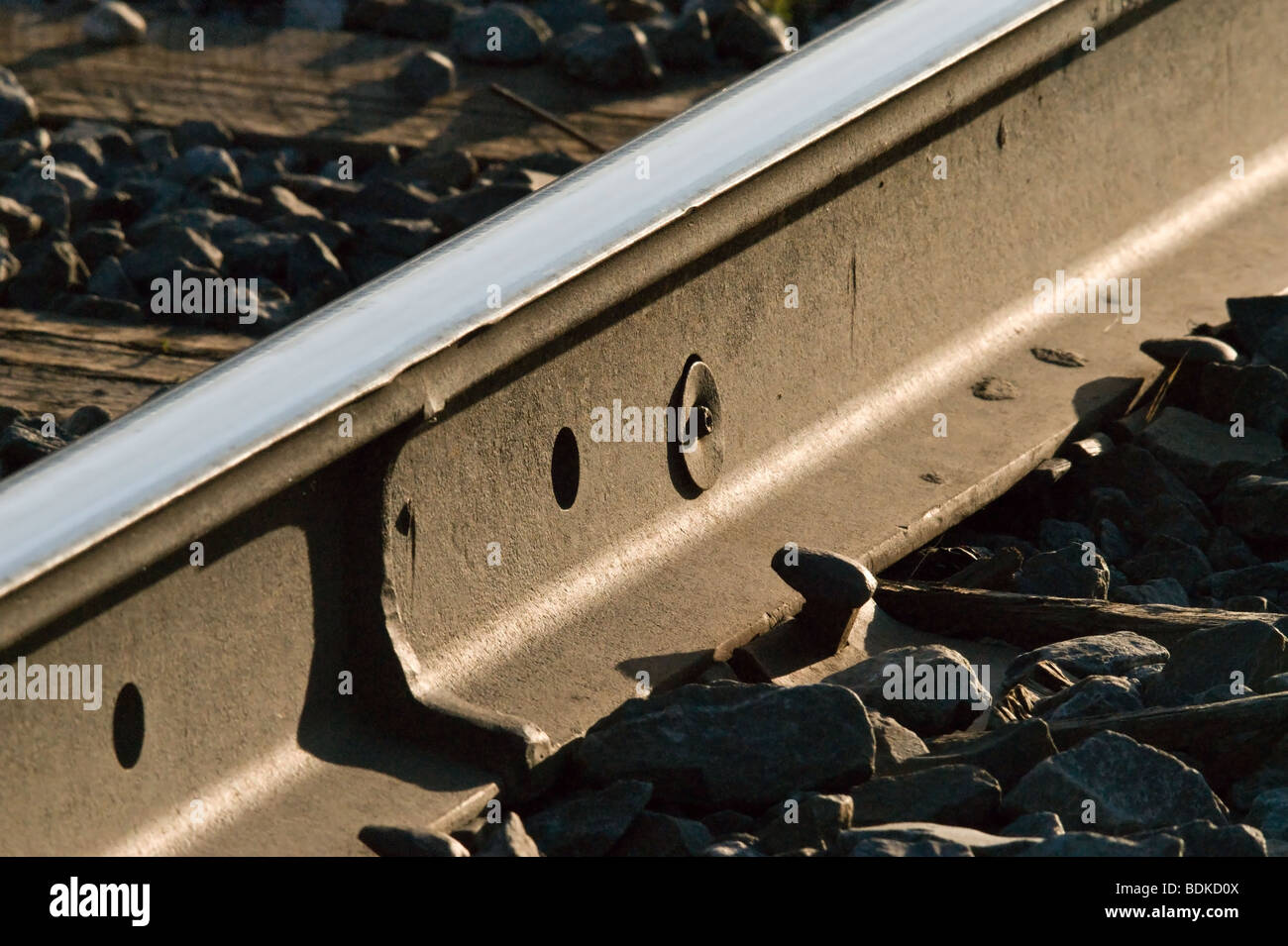 Railroad track spikes hi-res stock photography and images - Alamy