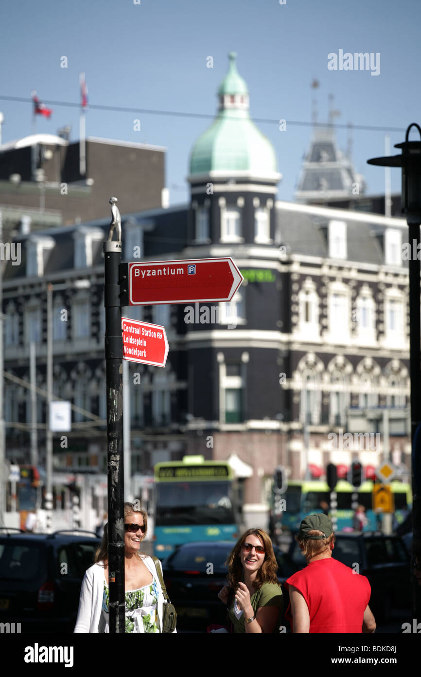 girls in a street in Amsterdam the Netherland Stock Photo - Alamy