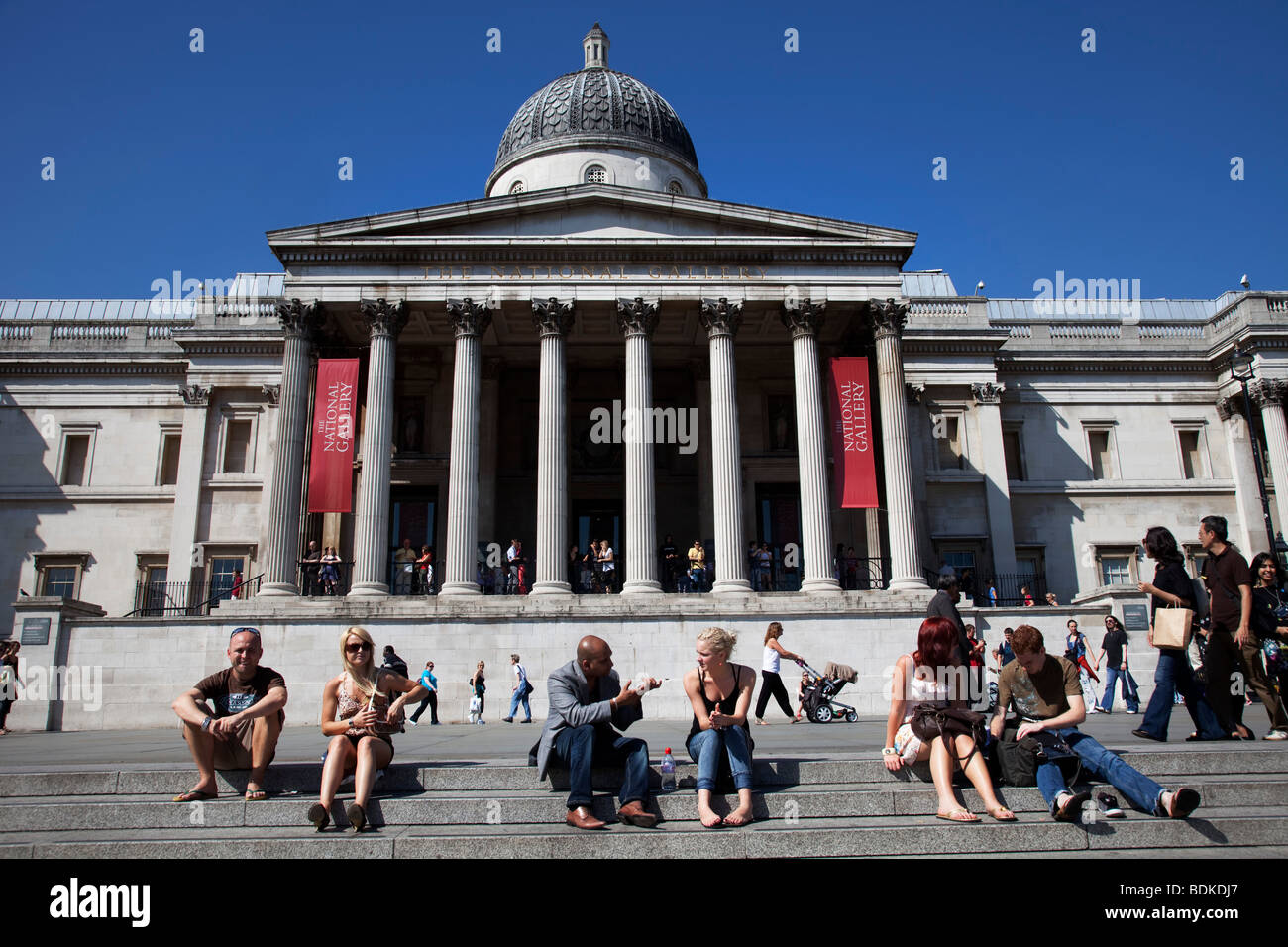Trafalgar Sq, London Stock Photo - Alamy