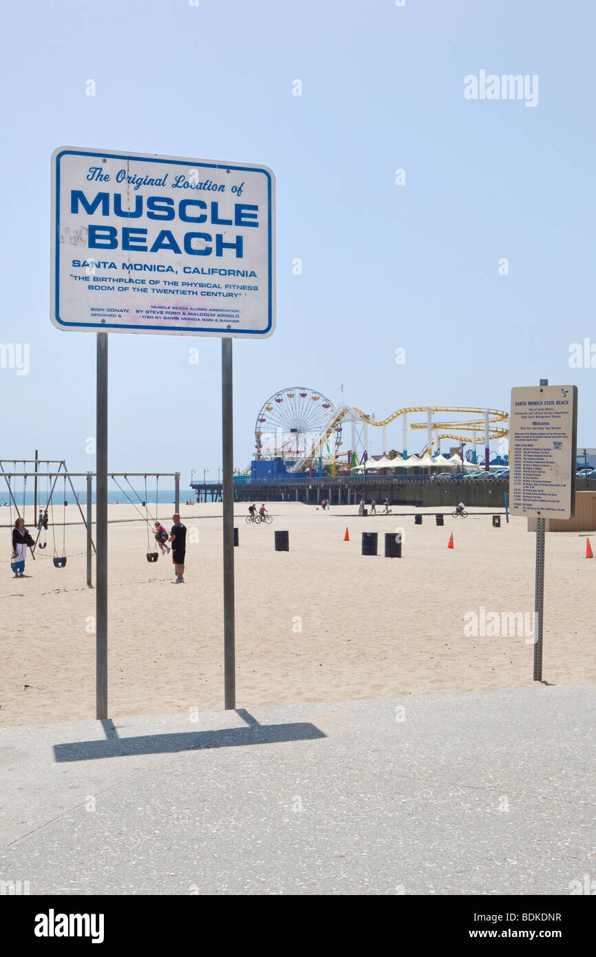 Muscle beach los angeles hi-res stock photography and images - Alamy