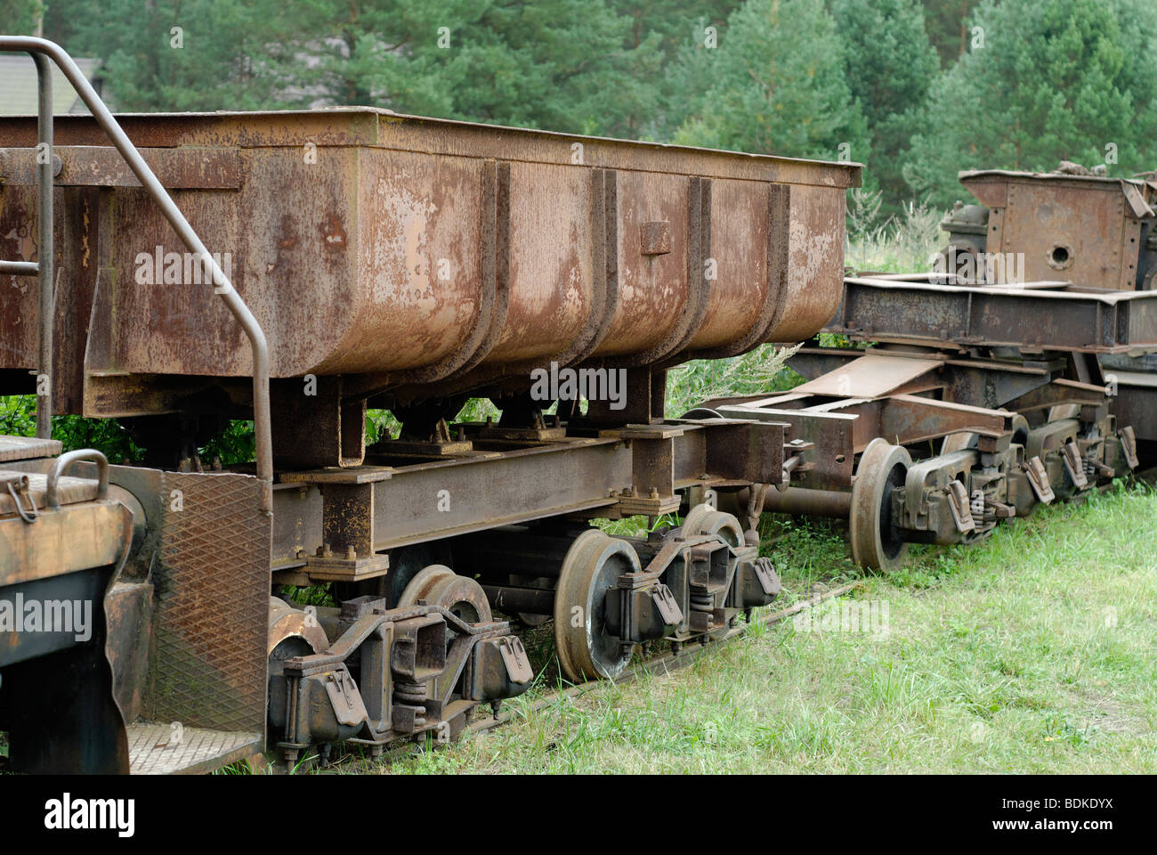 Old narrow gauge railway car hi-res stock photography and images - Alamy