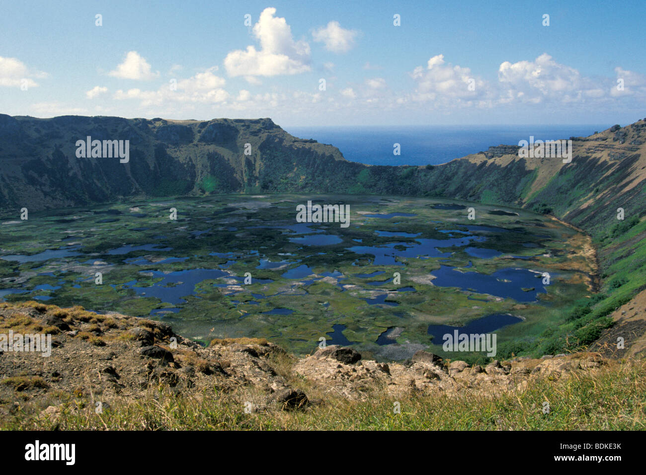 Easter Island (Chile), landscape Stock Photo - Alamy