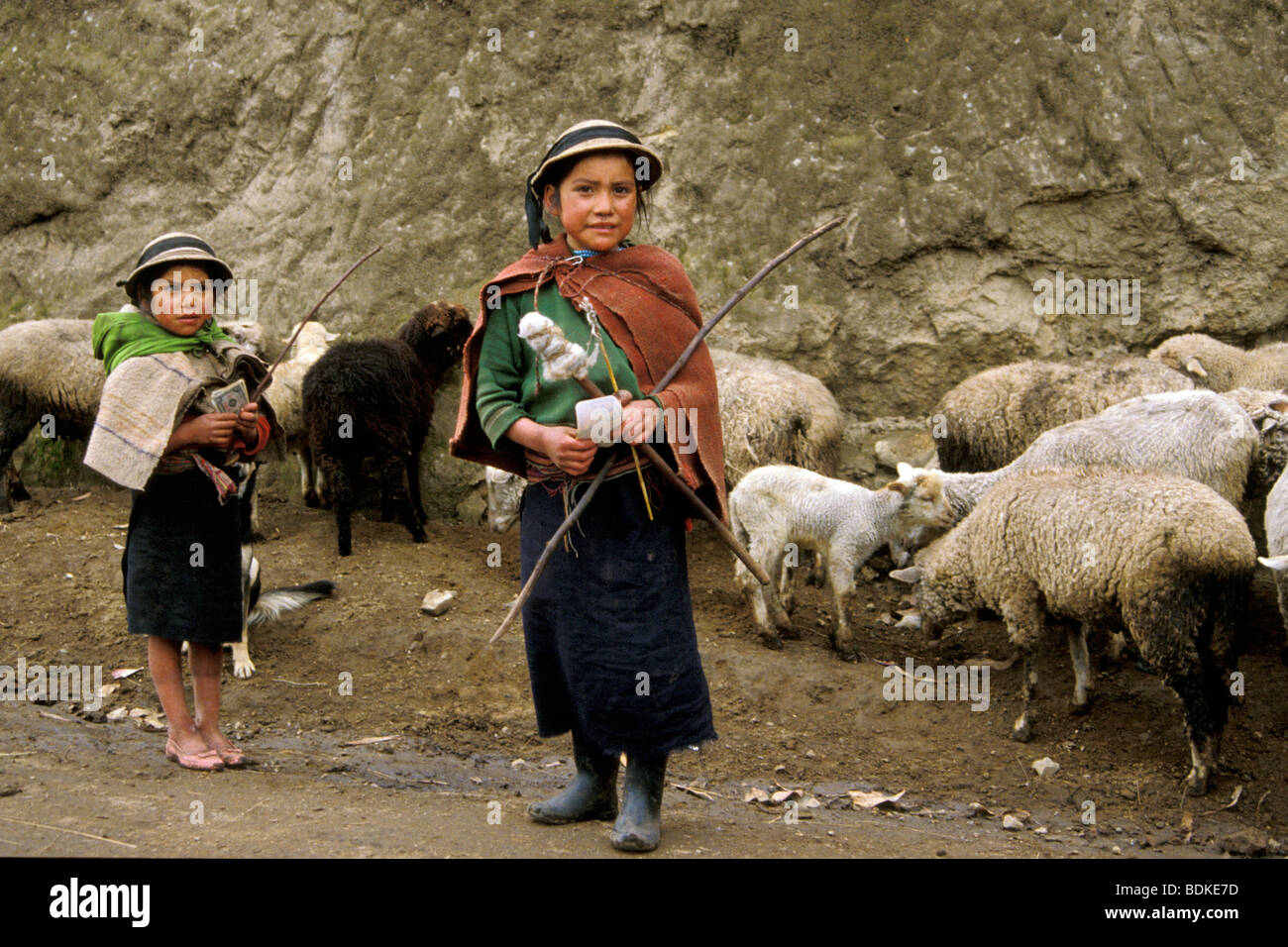 ecuador, children, surrounding of quito Stock Photo - Alamy