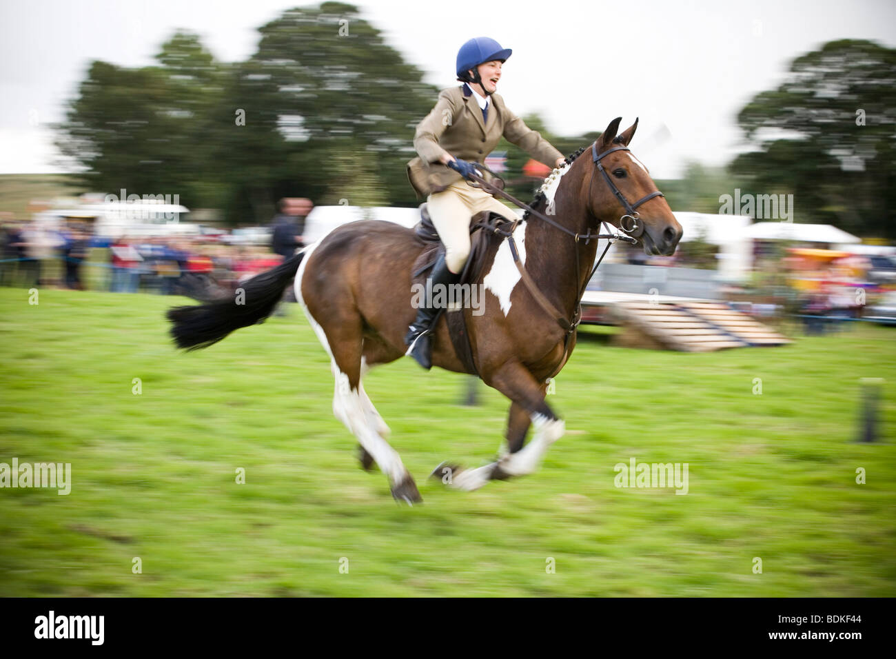 Bellingham country show horse riding Stock Photo - Alamy