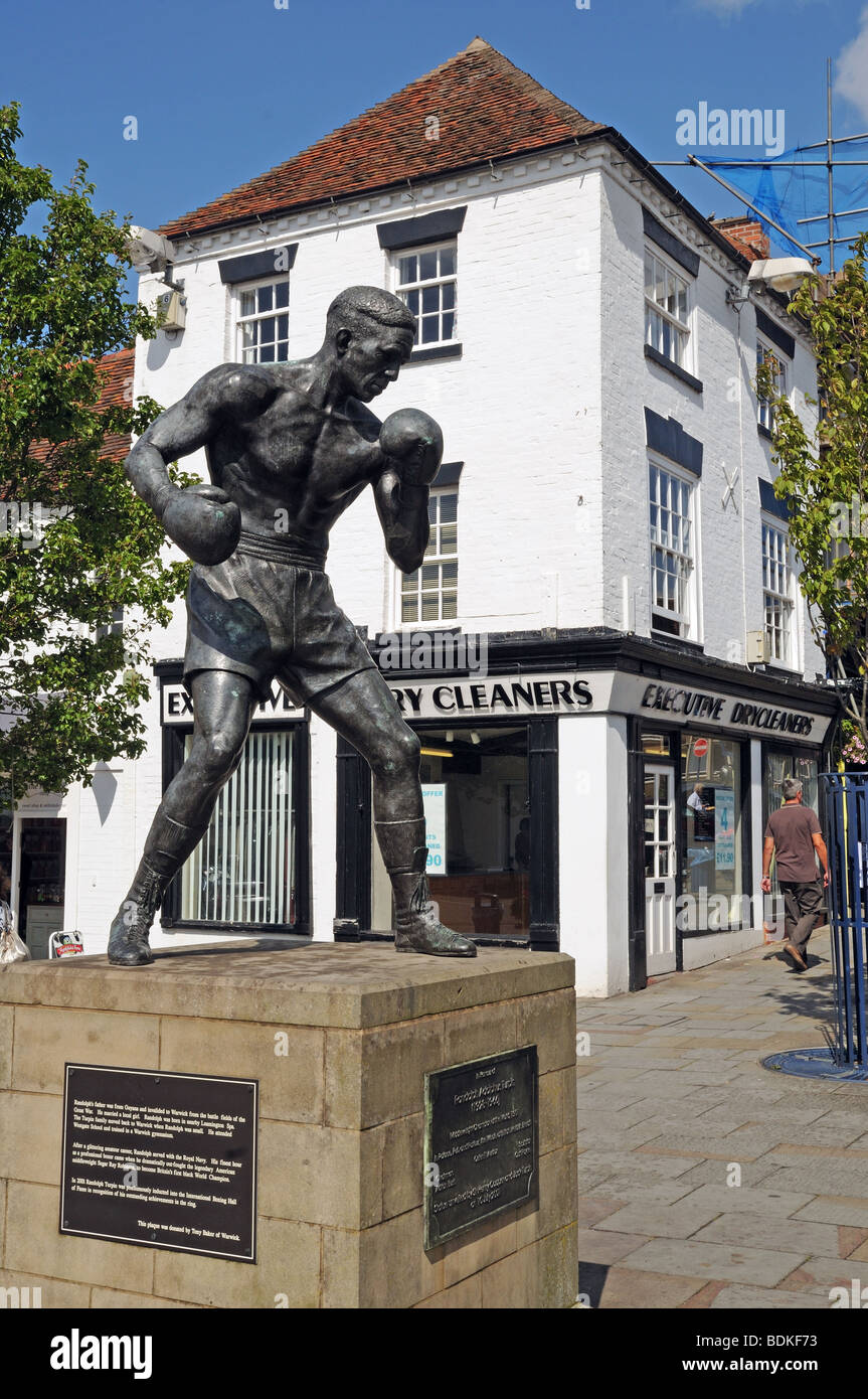 Bronze statue of Randolph Turpin Middleweight World Champion Market ...