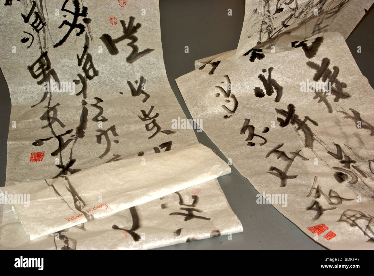 Caligraphy artist hi-res stock photography and images - Alamy