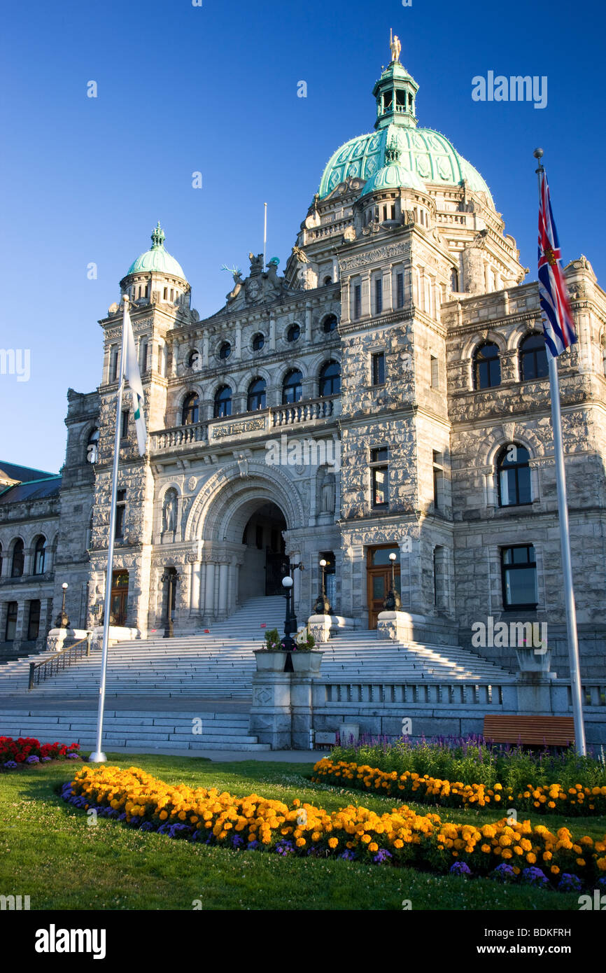 The Legislative or Parliament Buildings located on the Inner Harbour ...