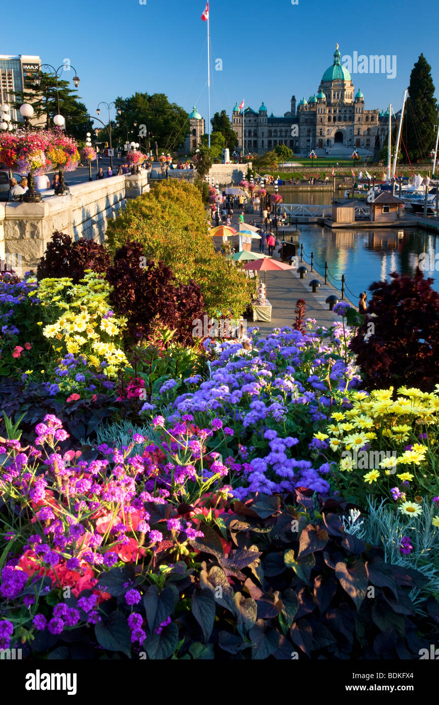 The Legislative or Parliament Buildings located on the Inner Harbour ...