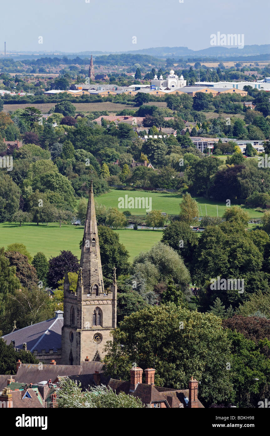 Warwickshire aerial view hi-res stock photography and images - Alamy