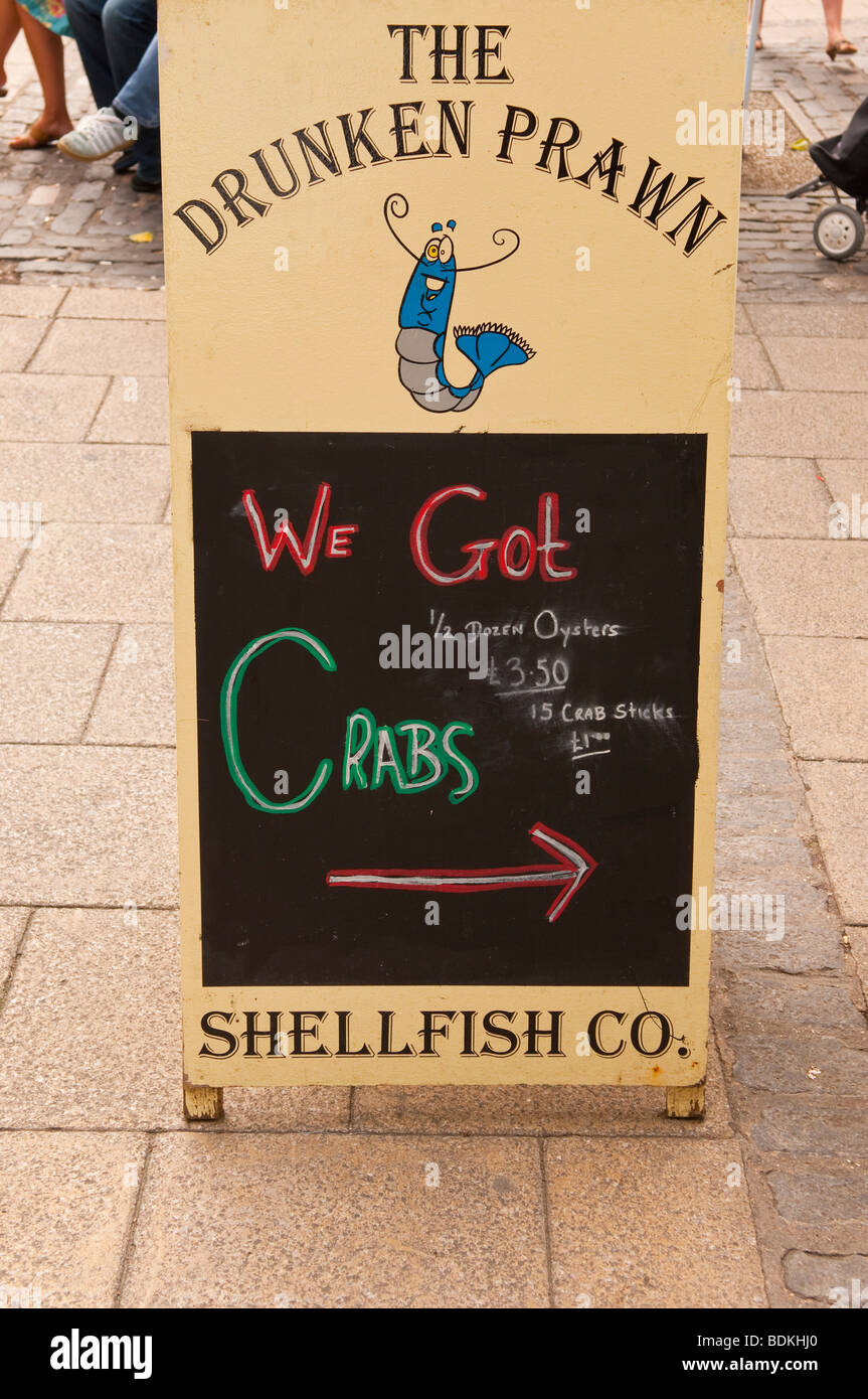 Crab for sale sign hi-res stock photography and images - Alamy