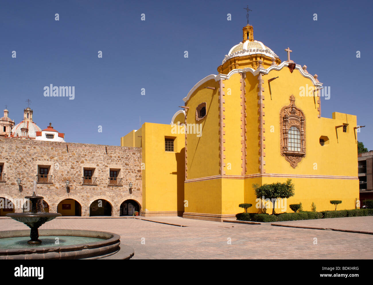 The Plaza de Aranzazu and the Capilla de Aranzazu chapel in the city of ...