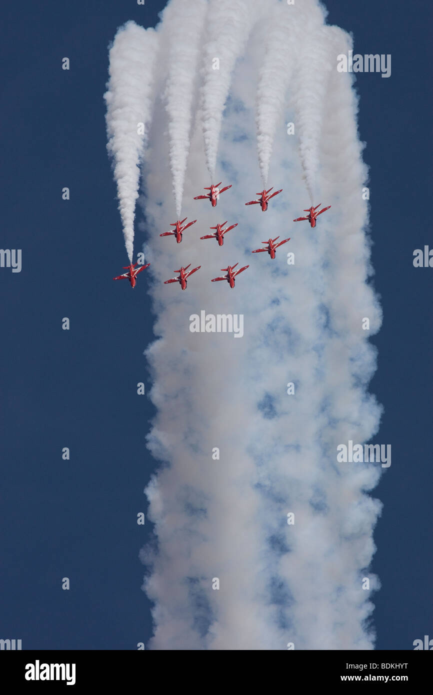 Red Arrows display 2009 Stock Photo - Alamy