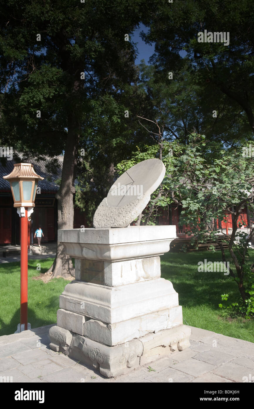 Ancient sundial in the Forbidden City - Beijing, China Stock Photo - Alamy
