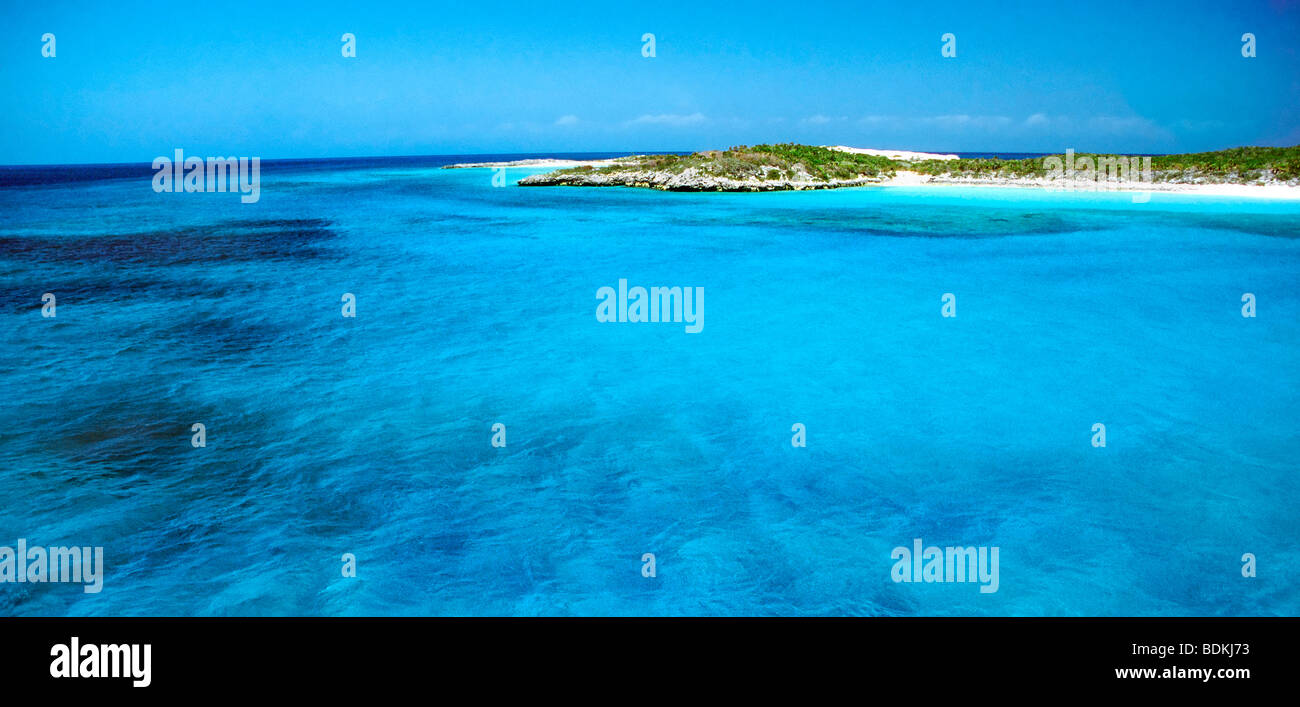 One of the outer island atoll in the Exuma Island chain of the Bahamas ...