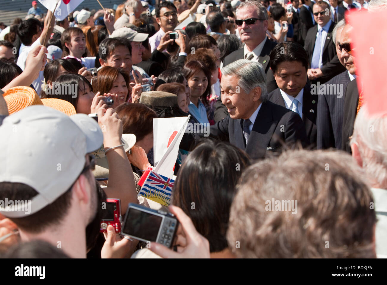 Visit of the Emperor of Japan to Victoria, BC, Canada. July 11, 2009 ...