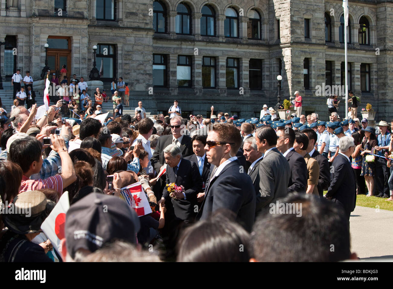 Visit of the Emperor of Japan to Victoria, BC, Canada. July 11, 2009 ...