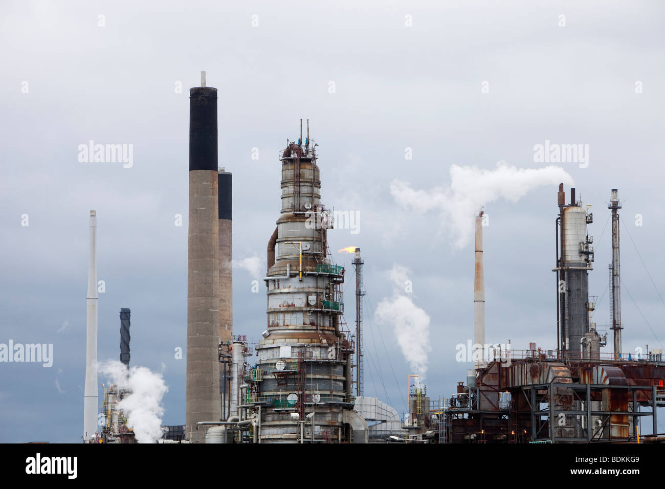 The Ineos oil refinery in Grangemouth Scotland, UK. The site is ...