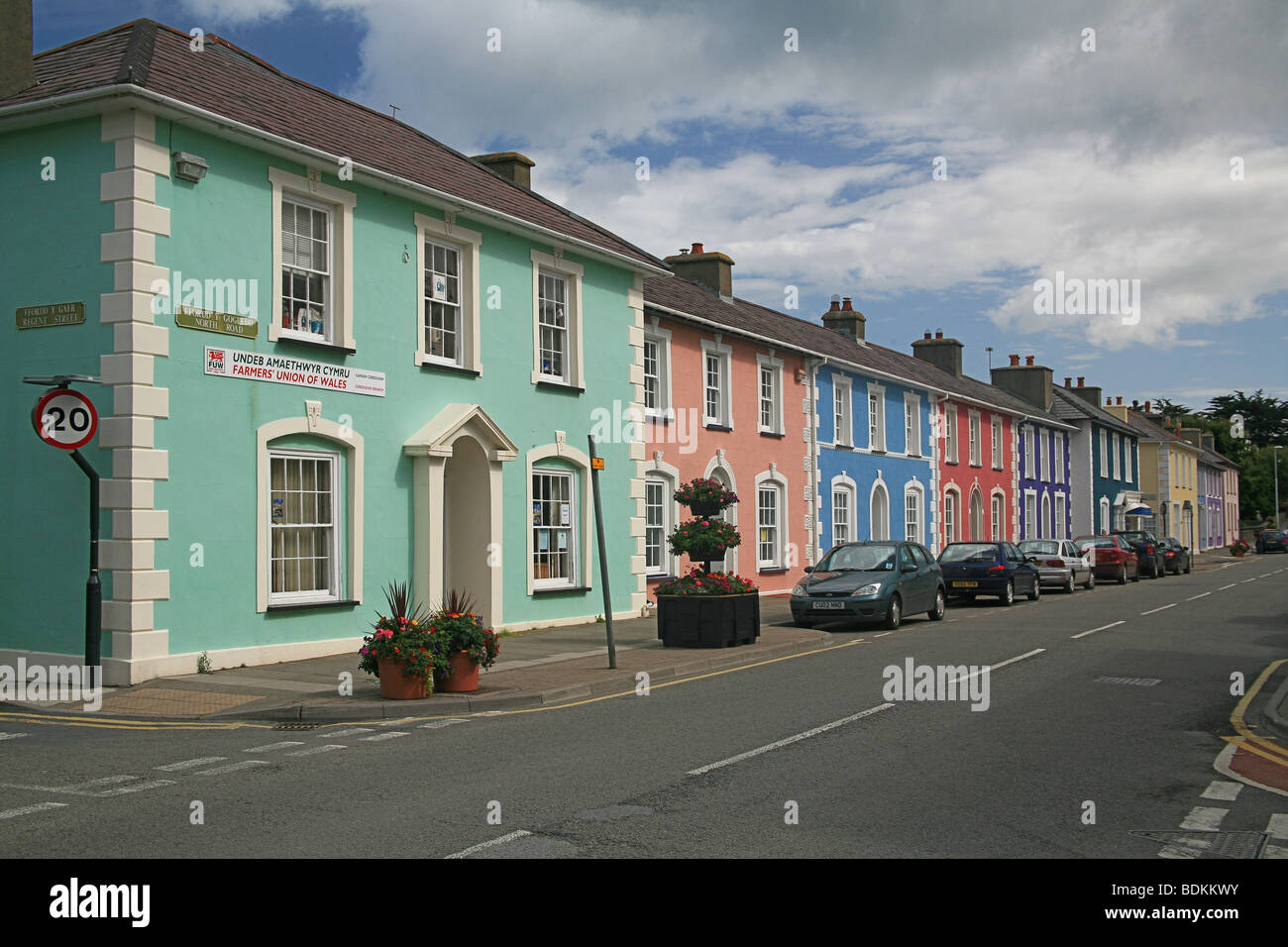 Ceredigion road sign hi-res stock photography and images - Alamy
