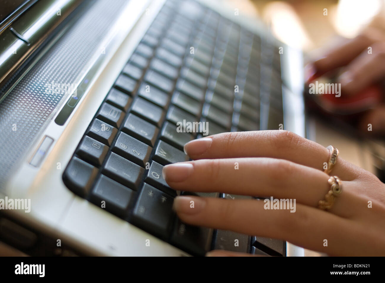 Qwerty fingers hi-res stock photography and images - Alamy