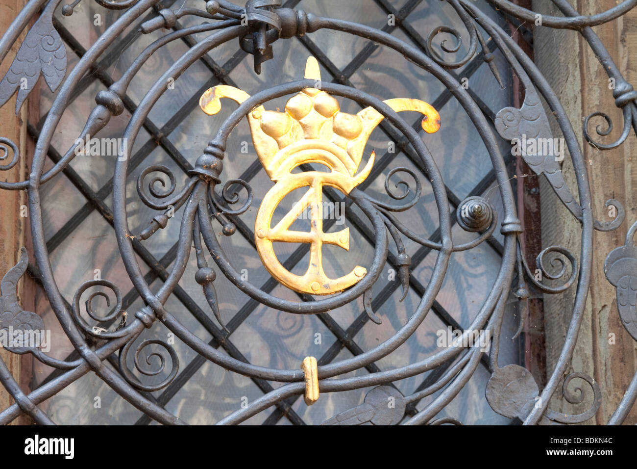King Christian 4. monogram Stock Photo - Alamy