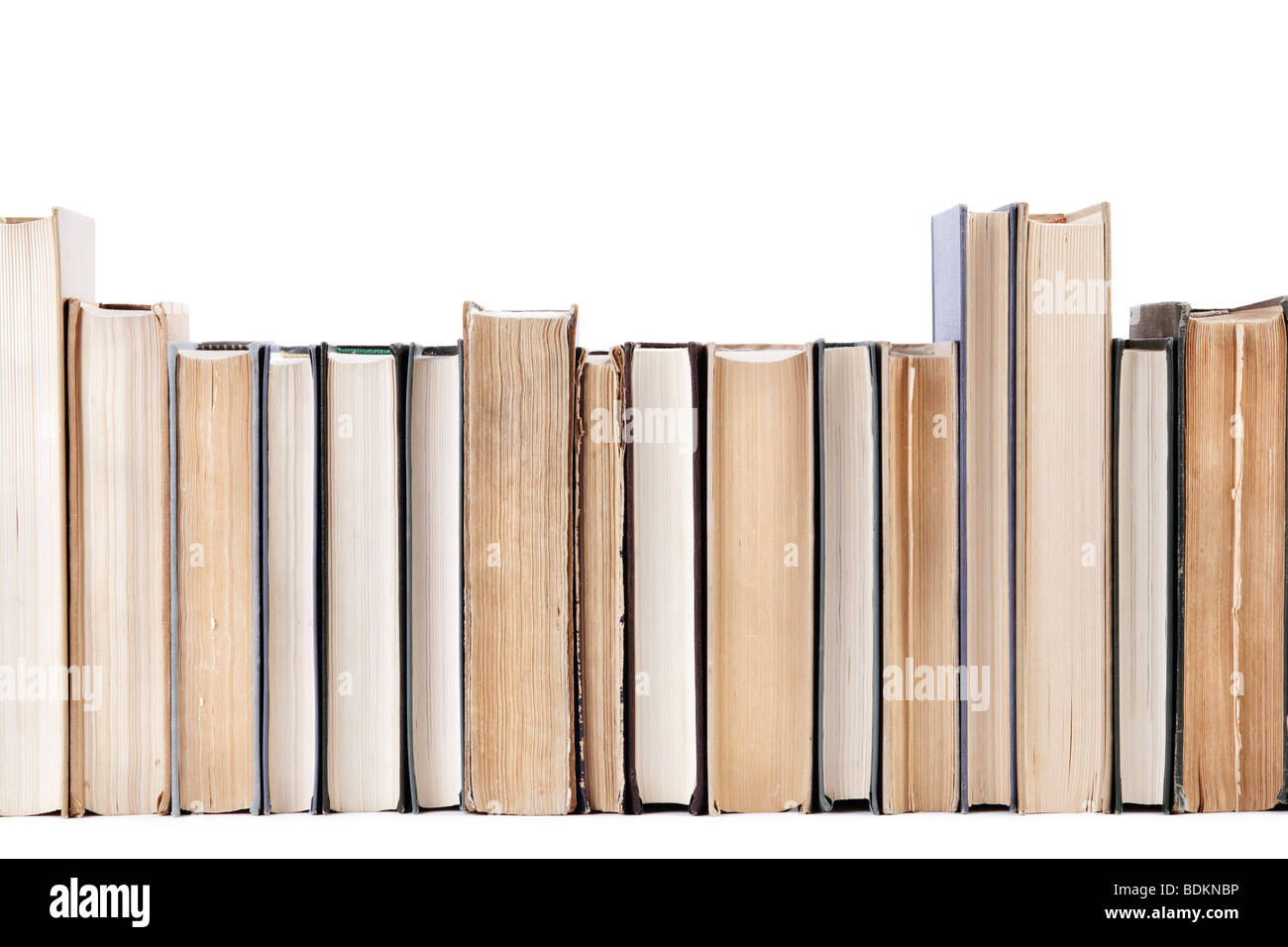 books isolated on white background with clipping path and soft shadow ...