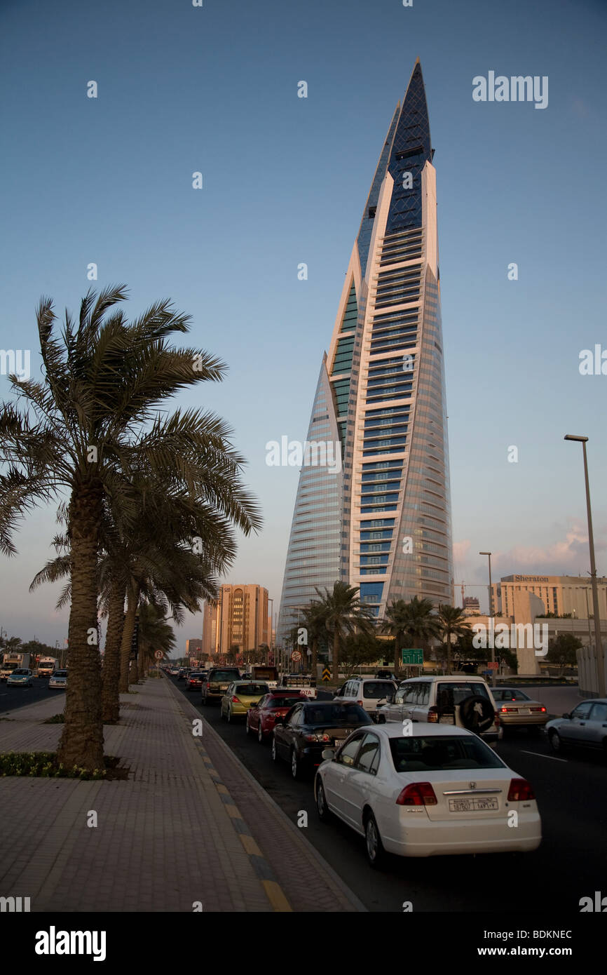 Bahrain World Trade Center Manama Wind Turbines Stock Photo - Alamy