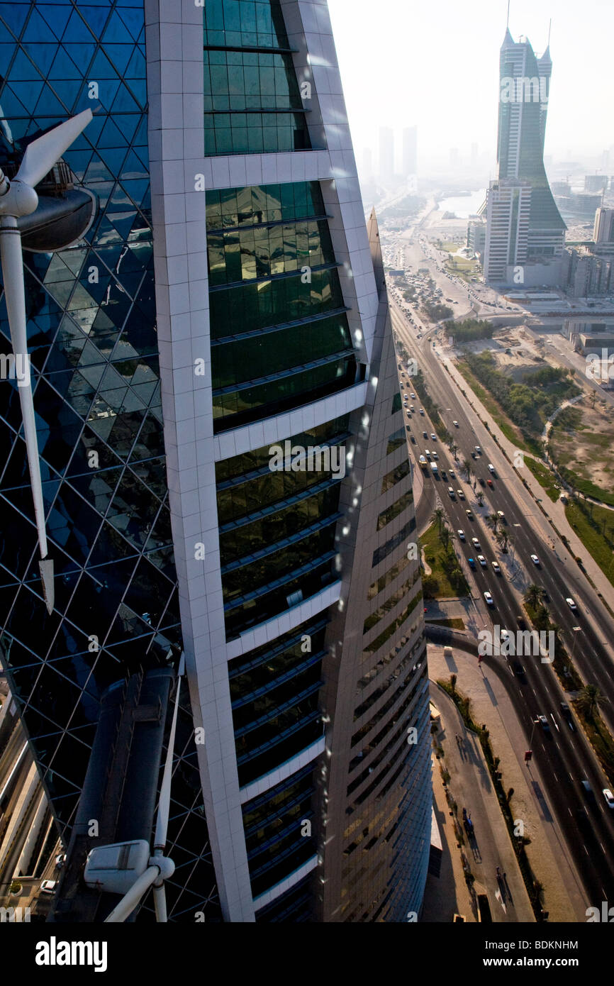 World trade centre bahrain wind turbine hi-res stock photography and ...