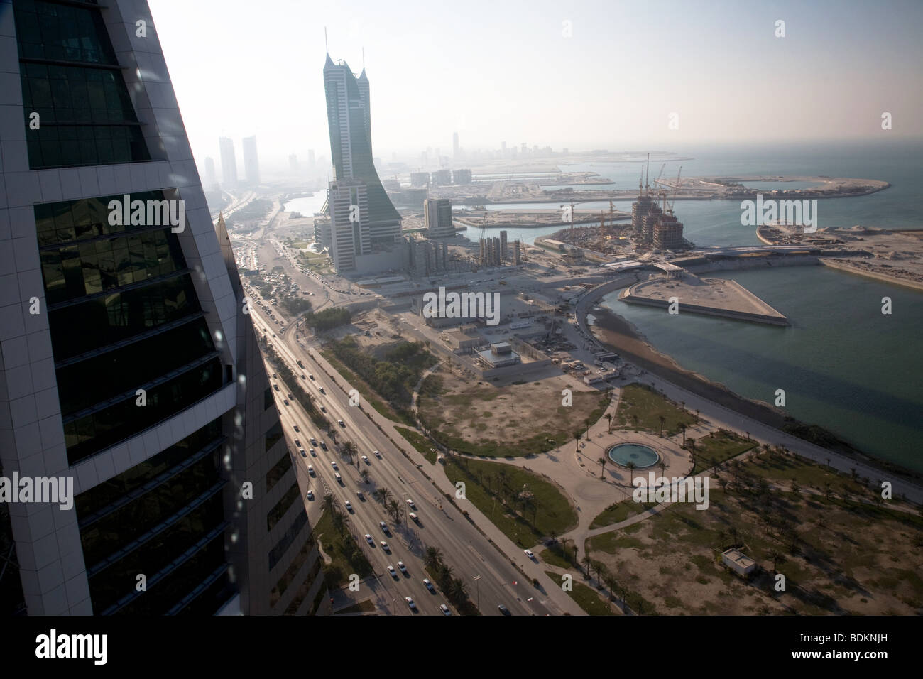 Bahrain World Trade Center Manama Wind Turbines Stock Photo - Alamy