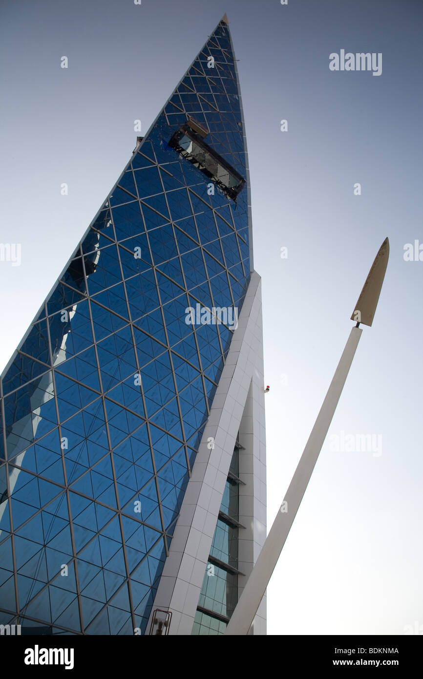 Bahrain World Trade Center Manama Wind Turbines Stock Photo - Alamy