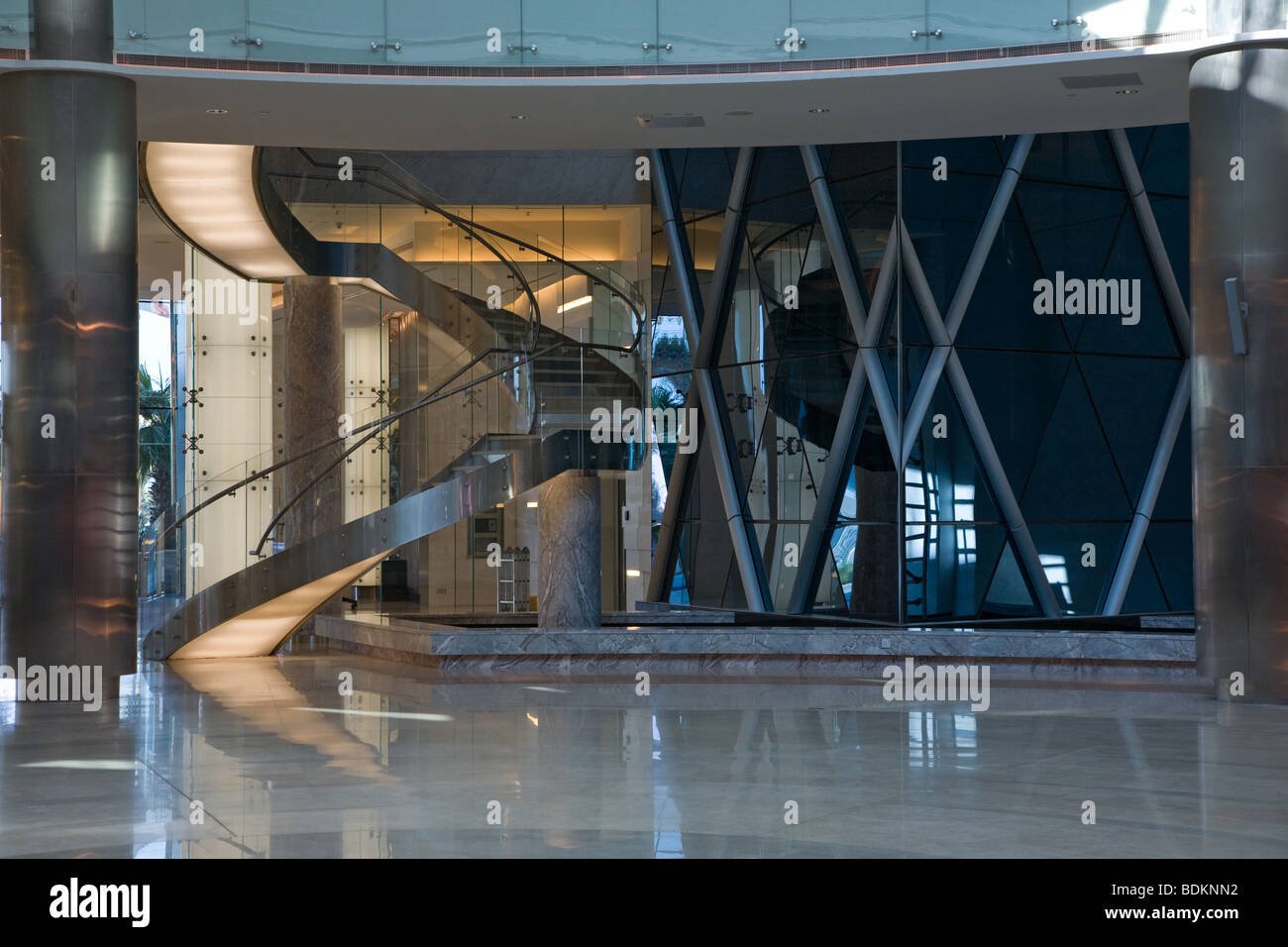 World Trade Centre Bahrain Wind Turbine High Resolution Stock ...
