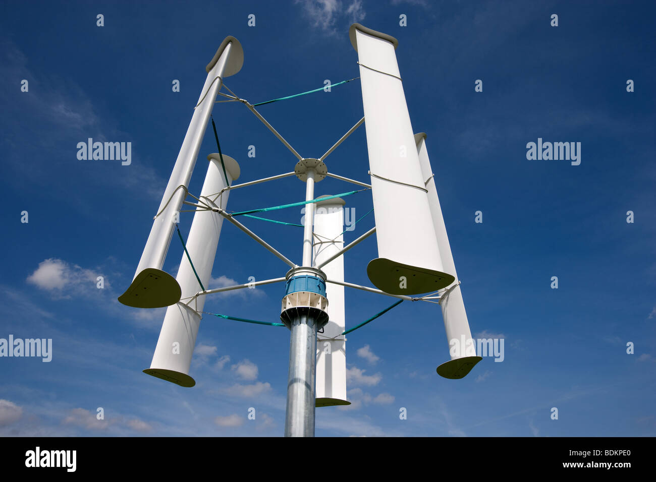 A Vertical Axis Wind Turbine Stock Photo - Alamy