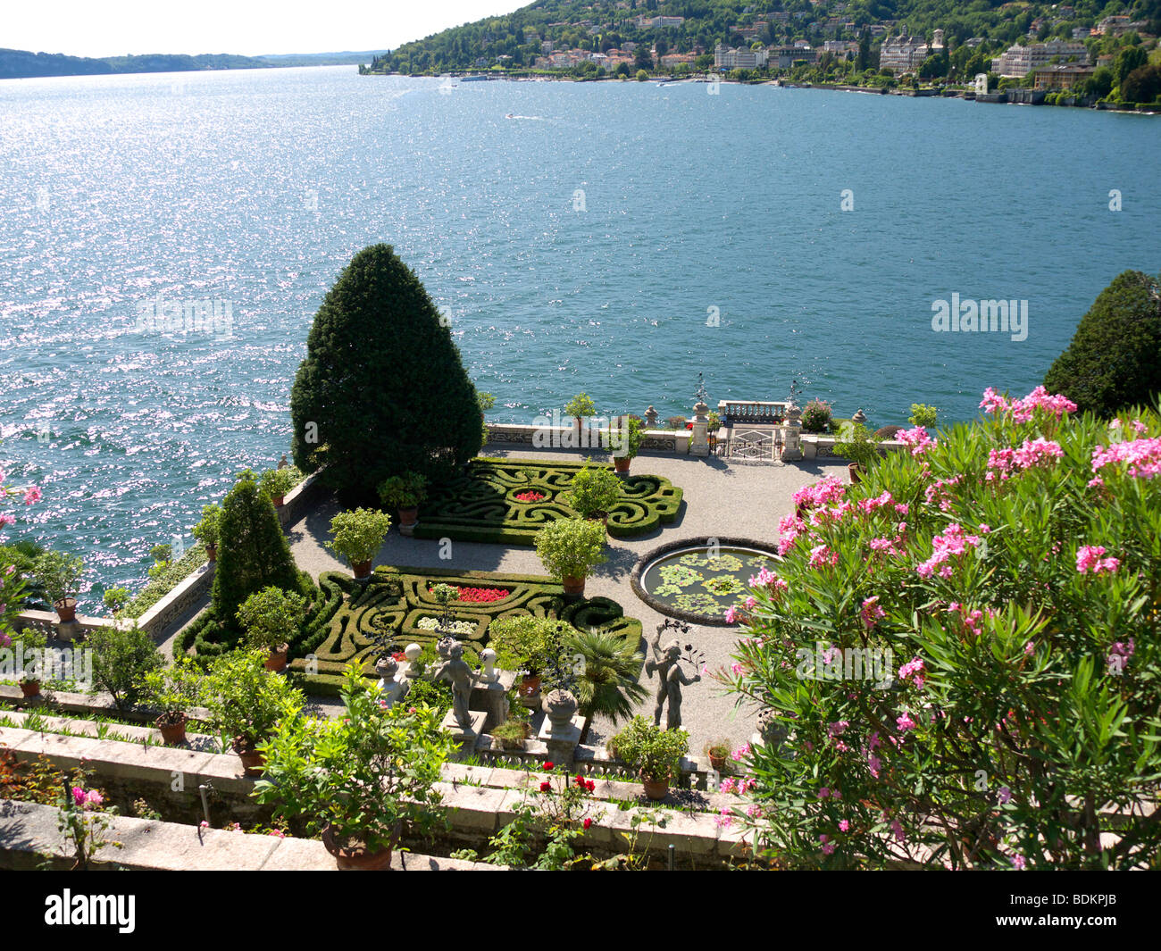 Isola Bella-Palazzo and Gardens in Lake Maggiore in Northern Italy ...