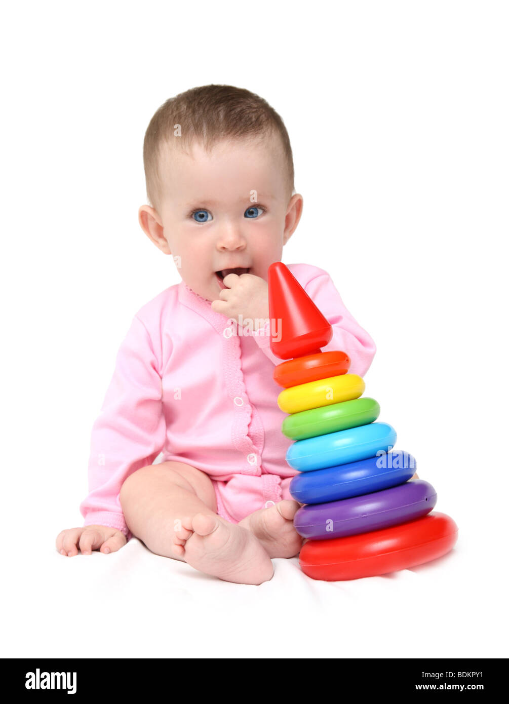 Toddler play pyramid hi-res stock photography and images - Alamy