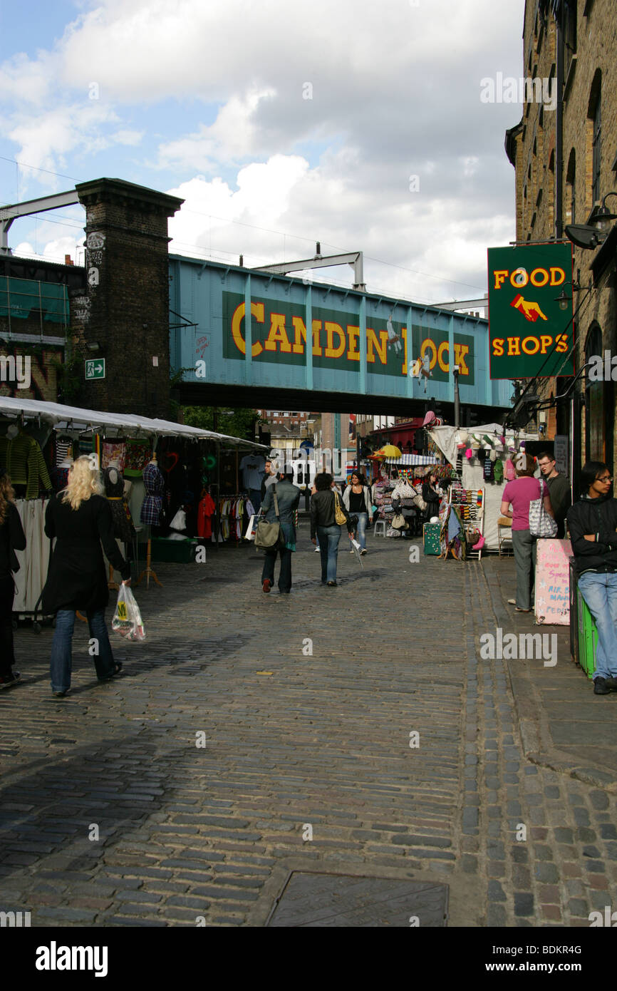 The railway bridge at camden lock hi-res stock photography and images ...