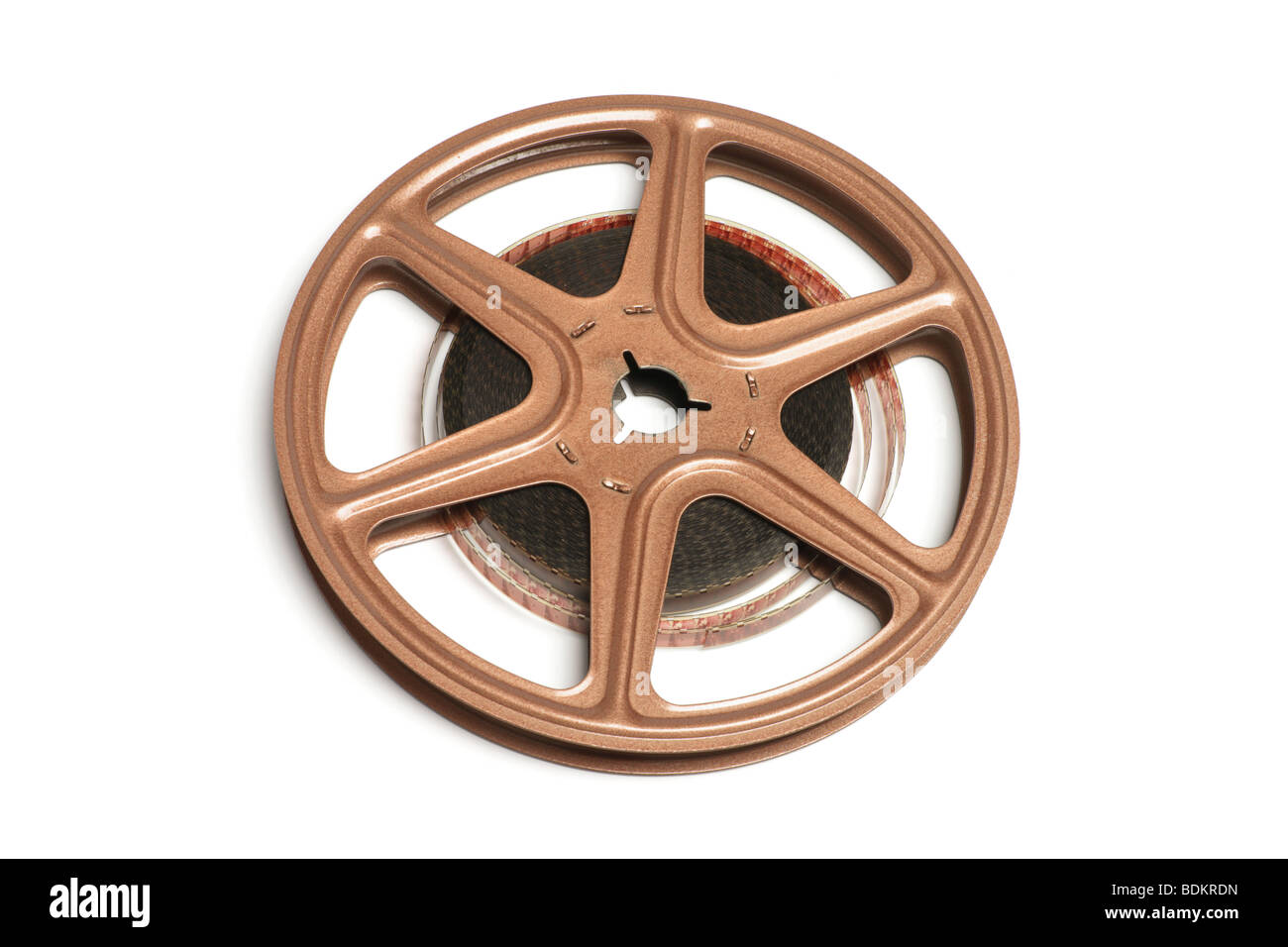 Movie Film Reel Stock Photo - Alamy