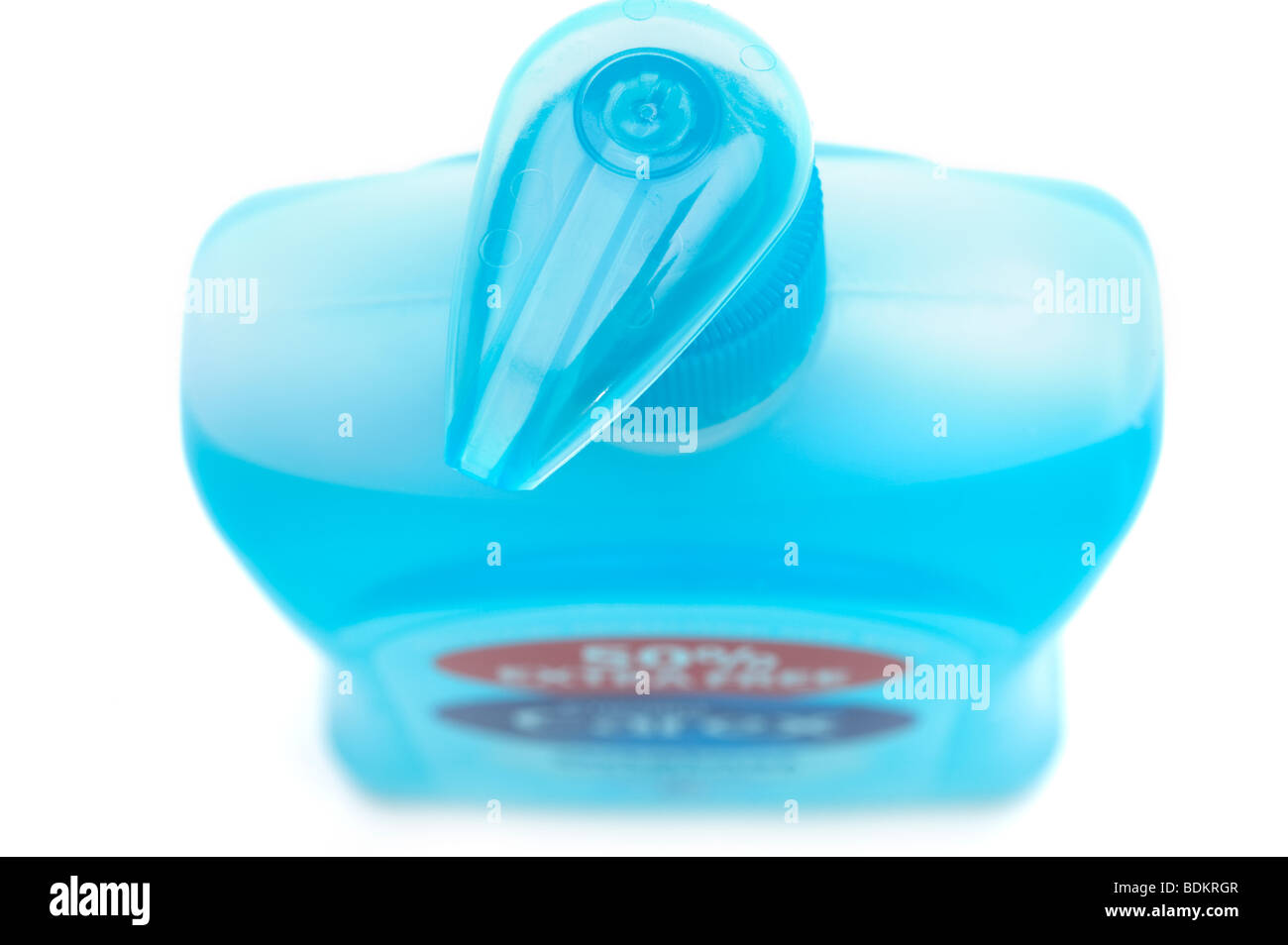 blue plastic handwash container with "pump dispenser Stock Photo - Alamy