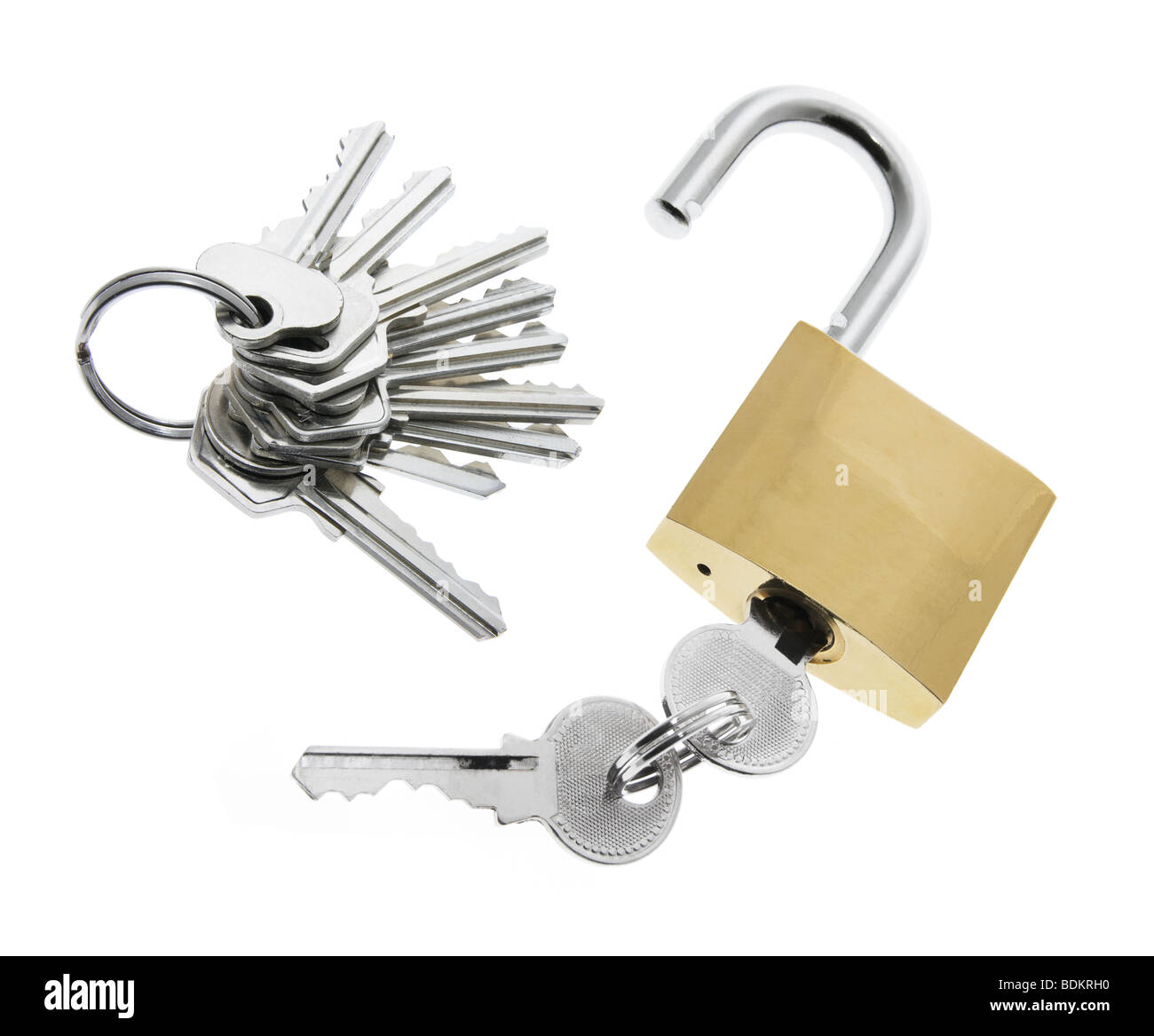 Lock and Keys Stock Photo - Alamy